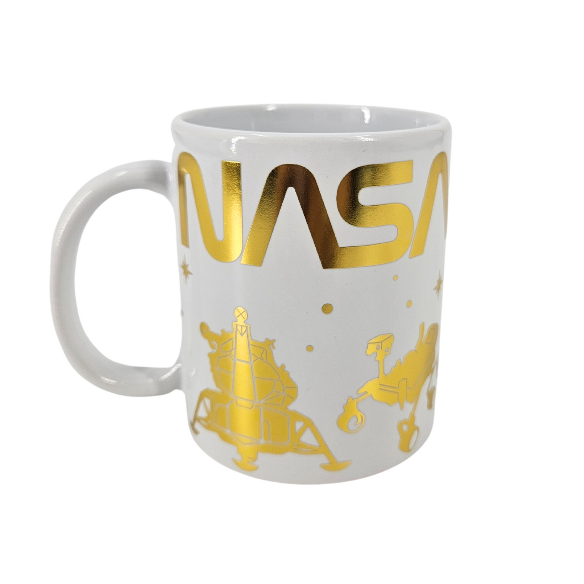 Science Museum of Minnesota Gold NASA Mug – The Science Museum of Minnesota