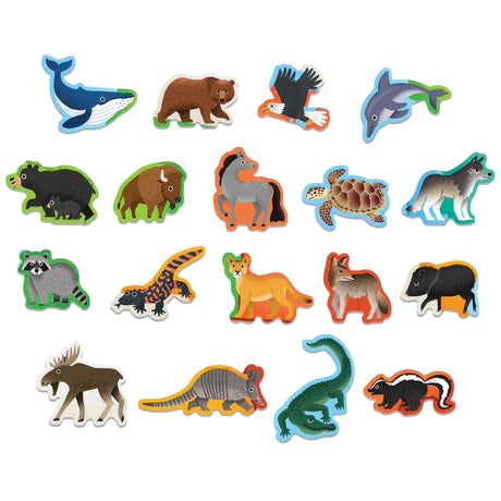 Little Park Ranger National Parks Map of the U.S. 70 Piece Puzzle – The ...