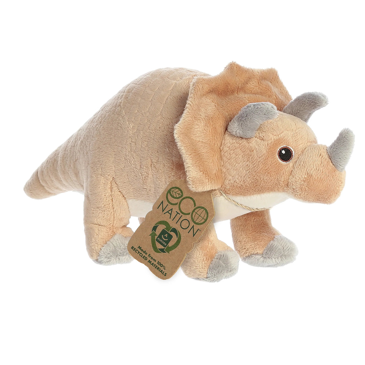 Triceratops Eco Plush – The Science Museum of Minnesota